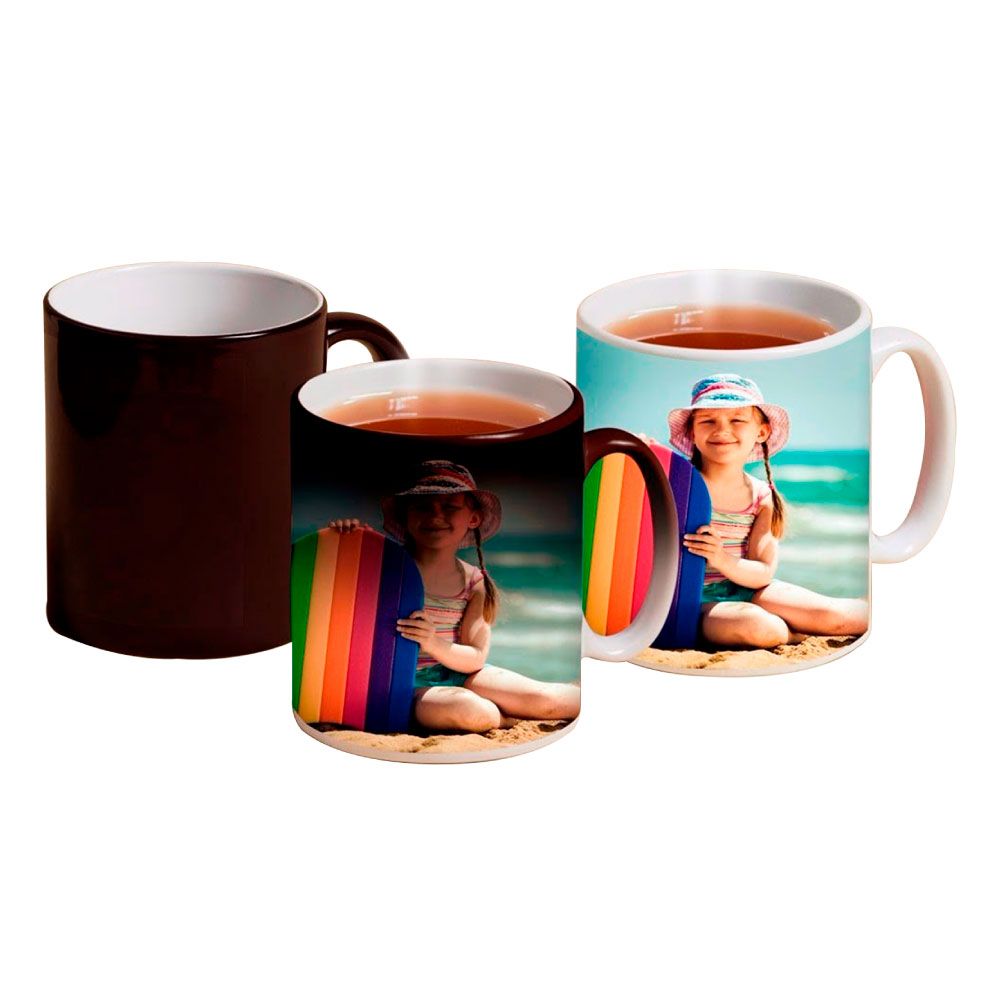 Mugs Mágicos color interno brillante para sublimación 11oz