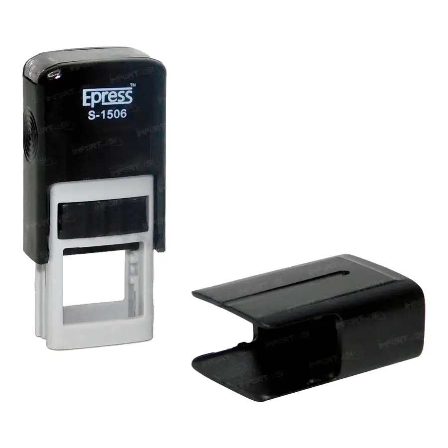 Sello portátil rectangular 15x06 mm